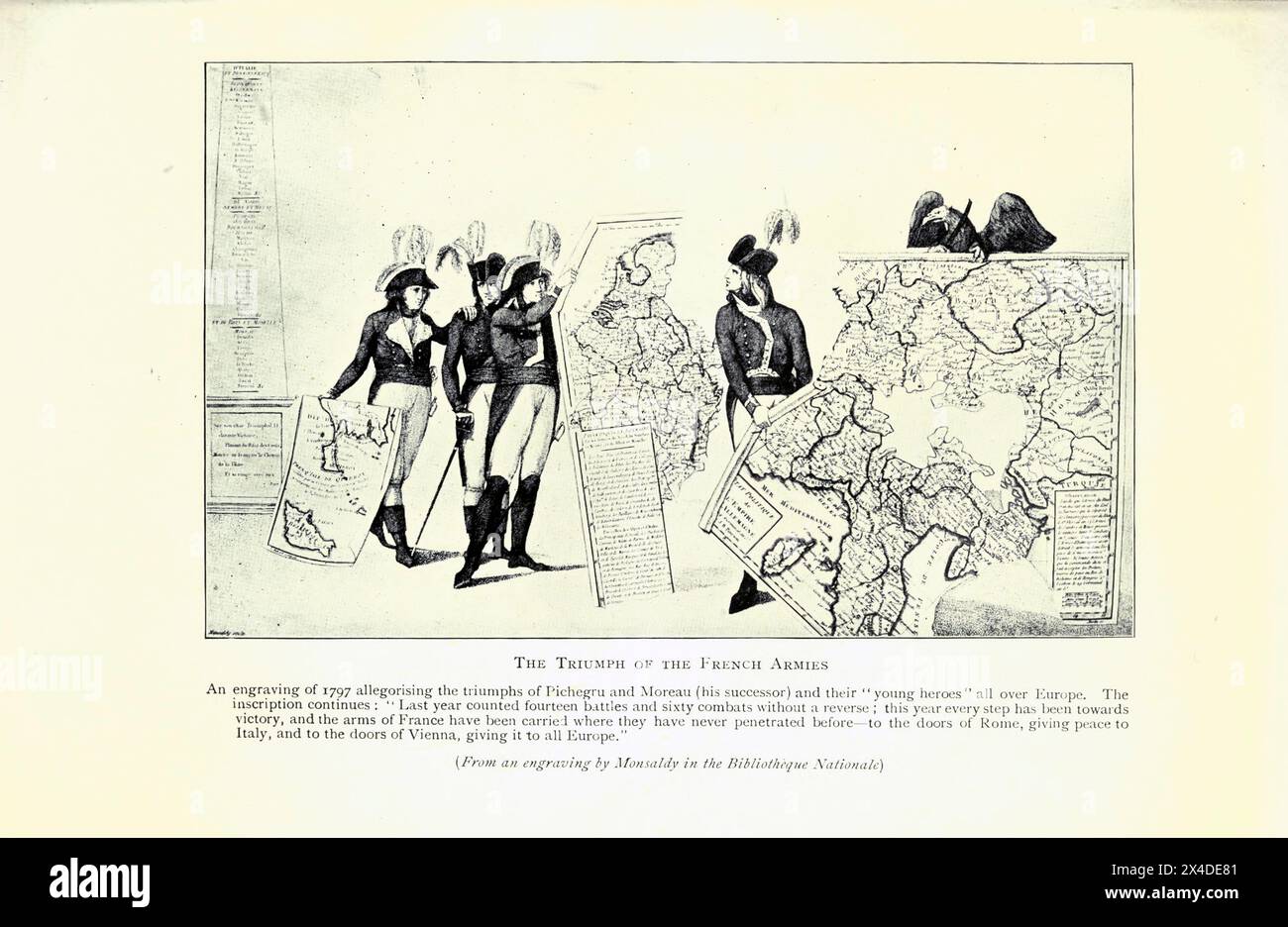 The Triumph of the French Armies from ' The French revolution from the ...