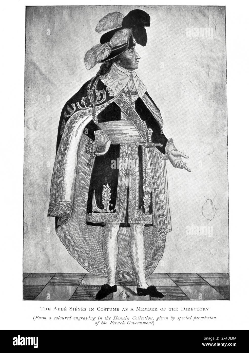 The Abbe Sieves in Costume as a Member of the Directory from ' The ...