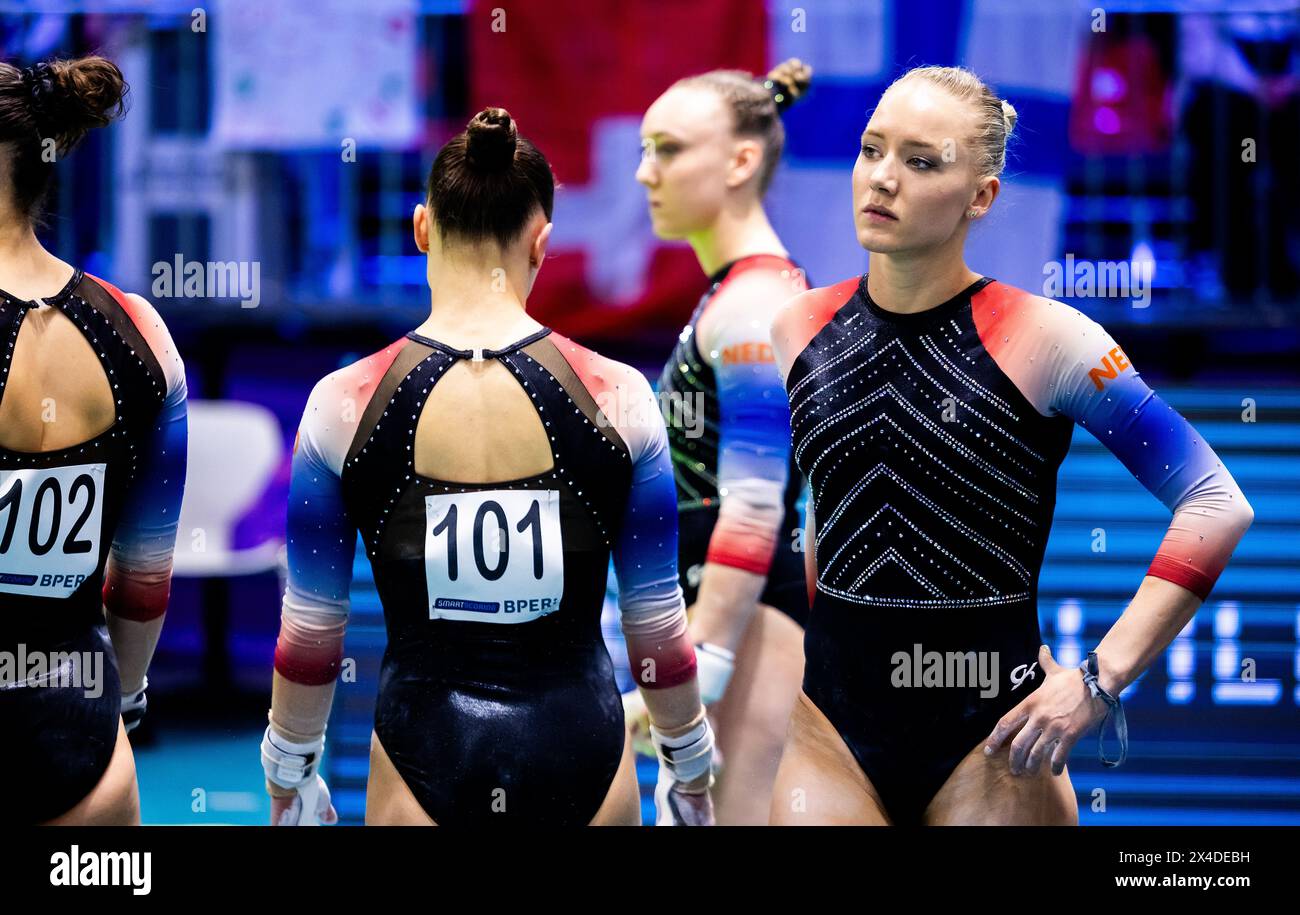 RIMINI - Lieke Wevers in action during the qualifications at the ...