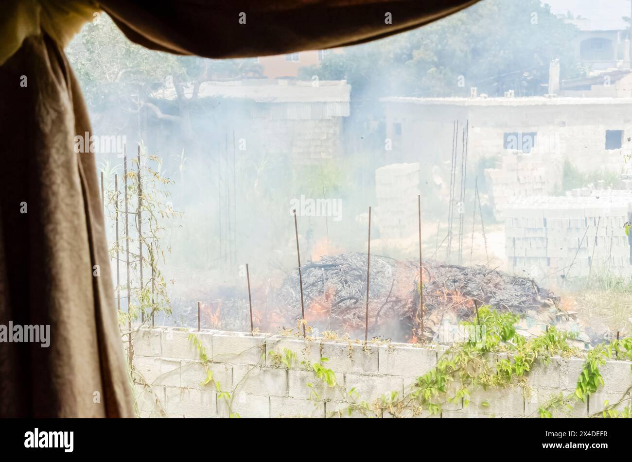 Burning trimmed foliage hi-res stock photography and images - Alamy