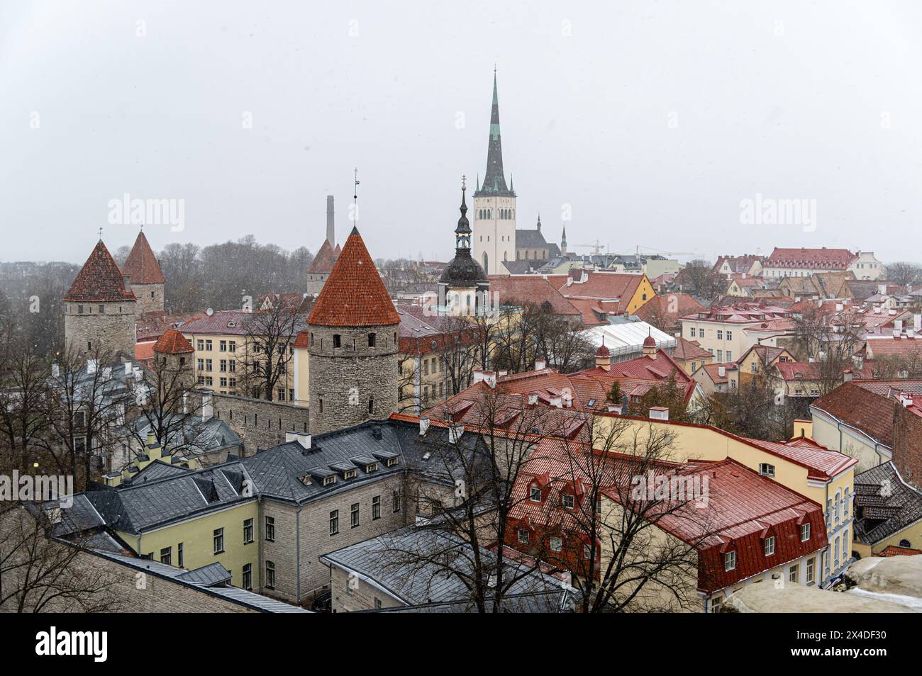 View over Tallinn, Estonia Stock Photo - Alamy
