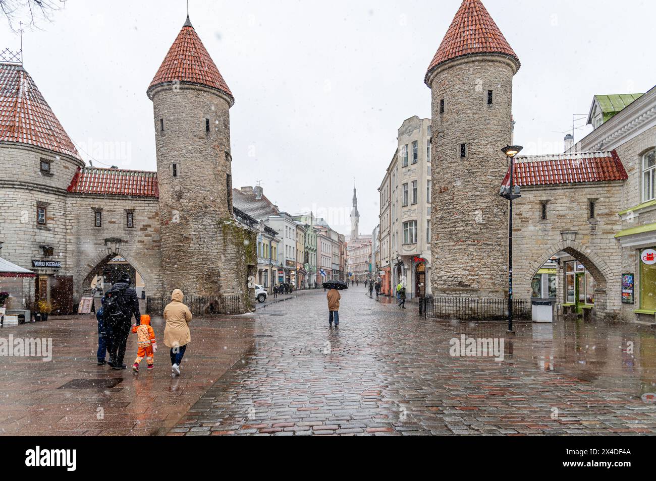 Historic viru gate towers hi-res stock photography and images - Alamy