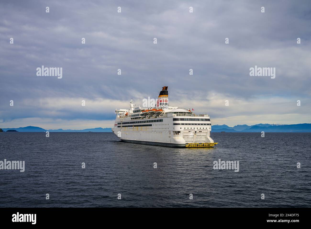 Nanaimo, BC, Canada February 19, 2024: The MV Isabelle, a re-purposed ...