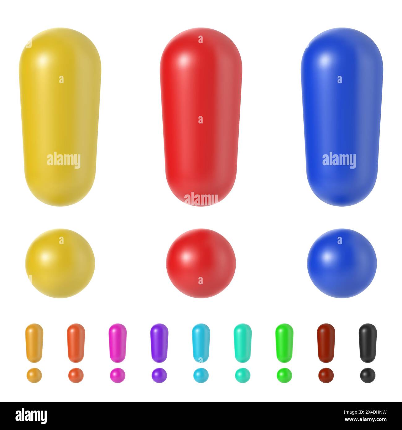 Important blue 3d realistic Stock Vector Images - Alamy