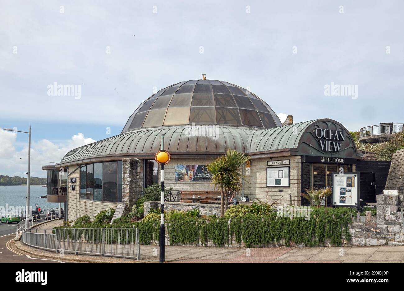 Ocean View Bar and Cafe at the Plymouth Dome on Plymouth Hoe ovelooks ...