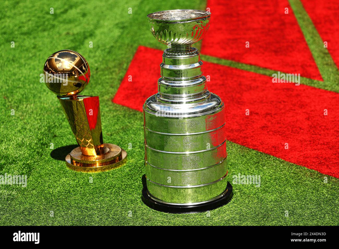 Miami, USA. 02nd May, 2024. Paddock atmosphere - trophies. 02.05.2024 ...