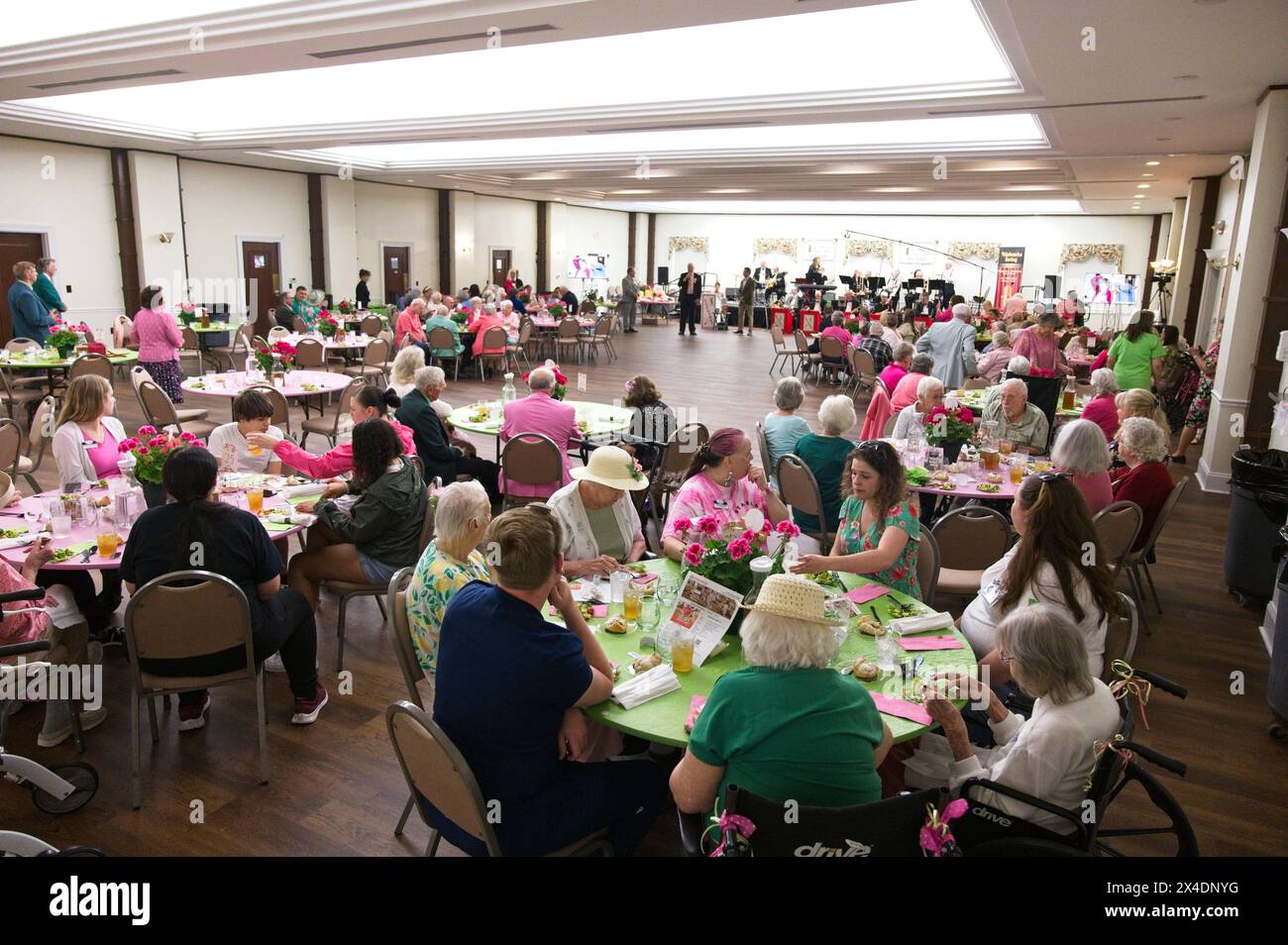USA; 04-26-2024: The Apple Blossom Festival Young at Heart Dance held ...