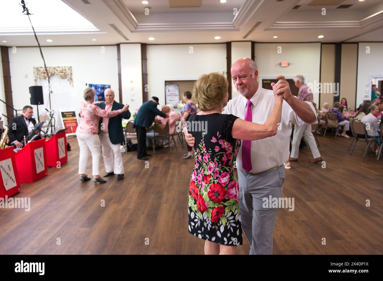 USA; 04-26-2024: The Apple Blossom Festival Young at Heart Dance held ...