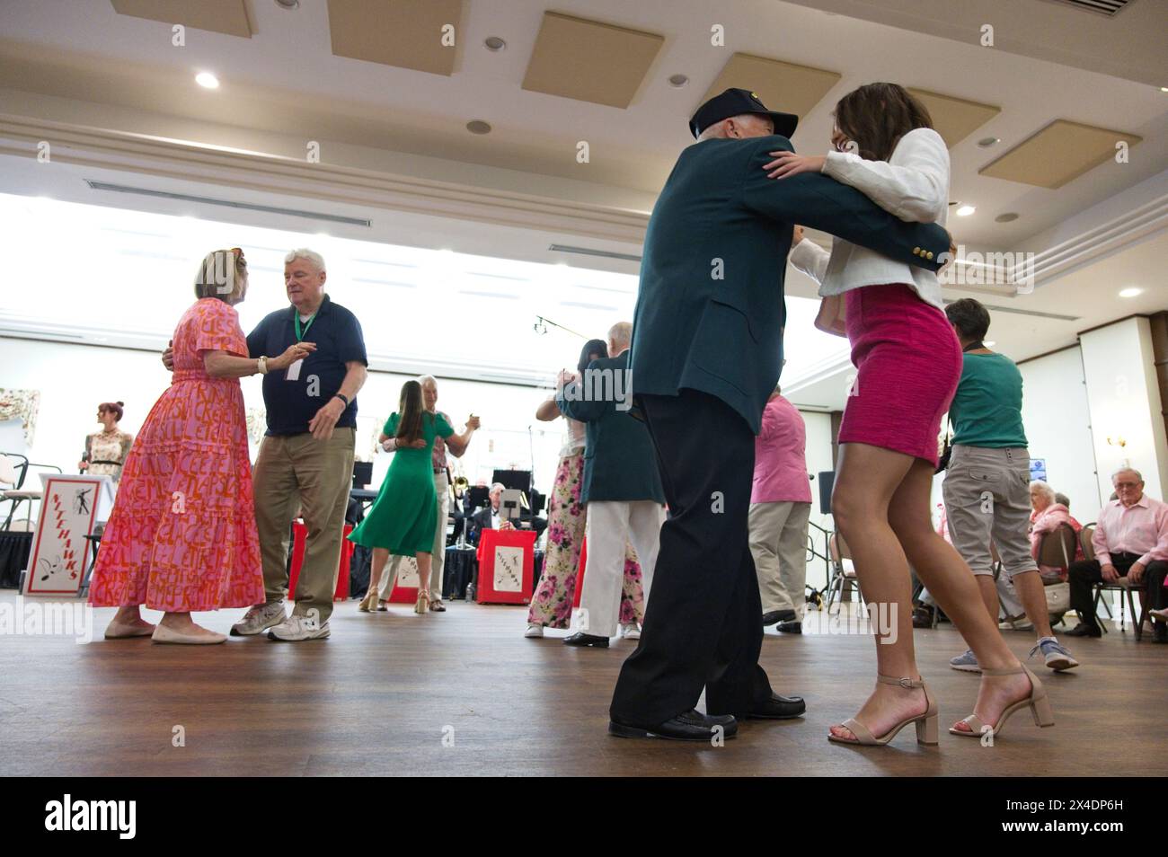 USA; 04-26-2024: The Apple Blossom Festival Young at Heart Dance held ...