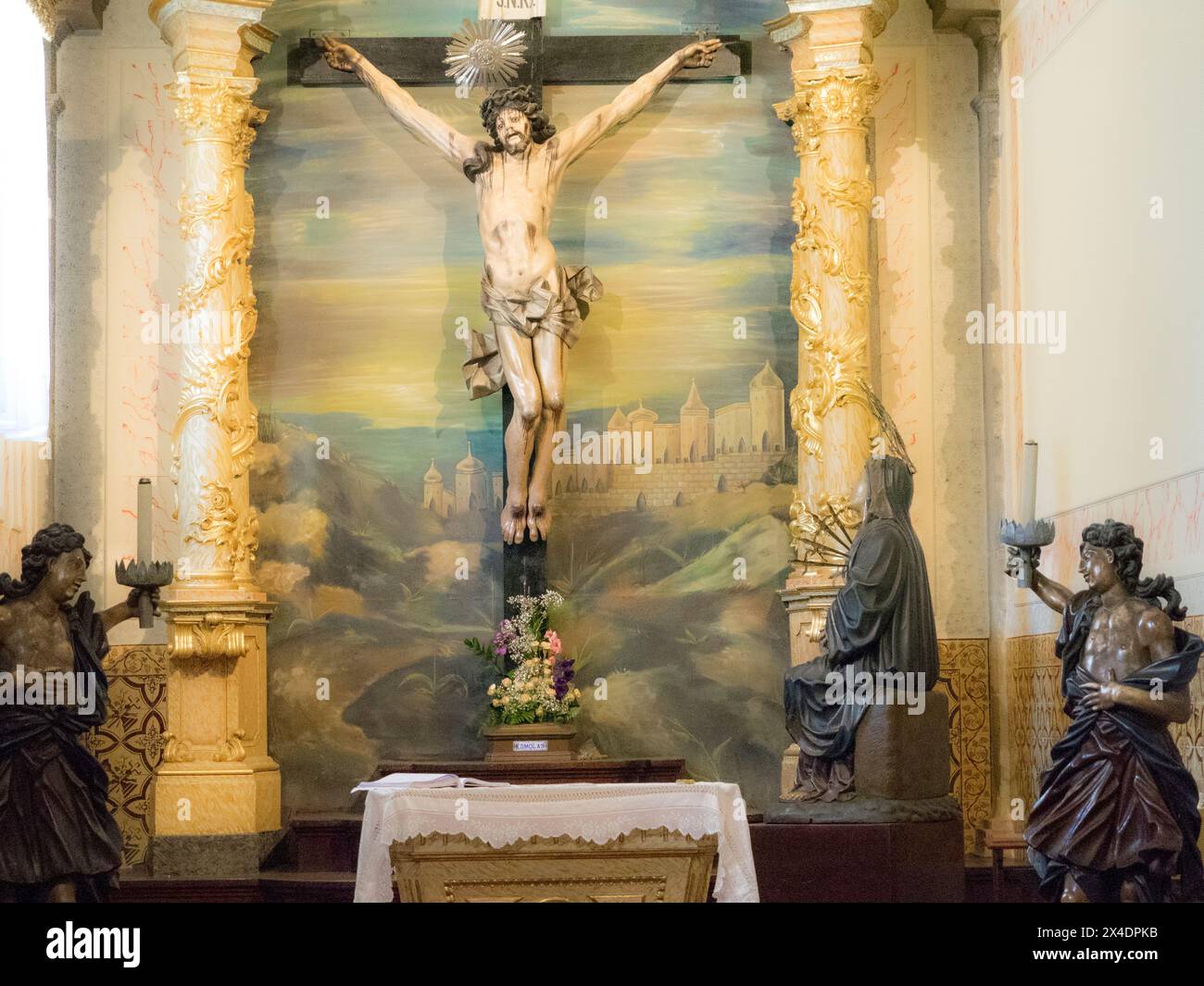 Interior of Sanctuary of Bom Jesus do Monte, a Portuguese Catholic ...
