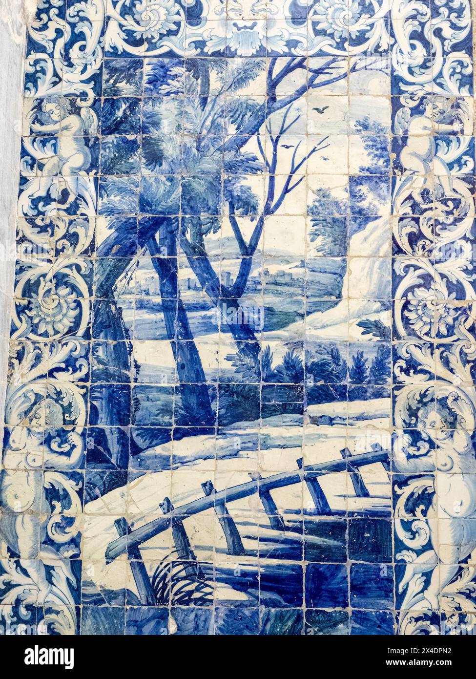 Portuguese tiles of St. Gerald's Chapel Interior at Se de Braga ...