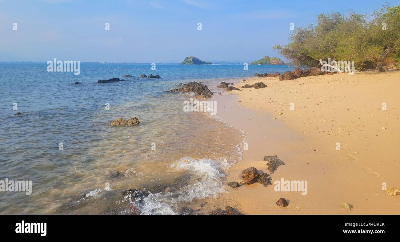 scenic beach at koh thalu island in thailand Stock Photo - Alamy