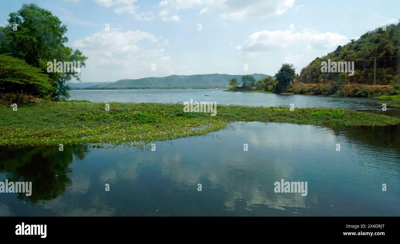 scenic river landscape in kampot kampot, landscape, nature, outsin cambodia Stock Photo - Alamy
