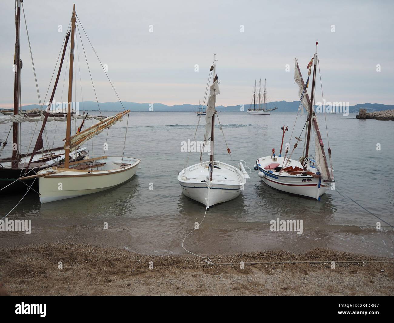 Seascape in a completely calm sea Stock Photo - Alamy