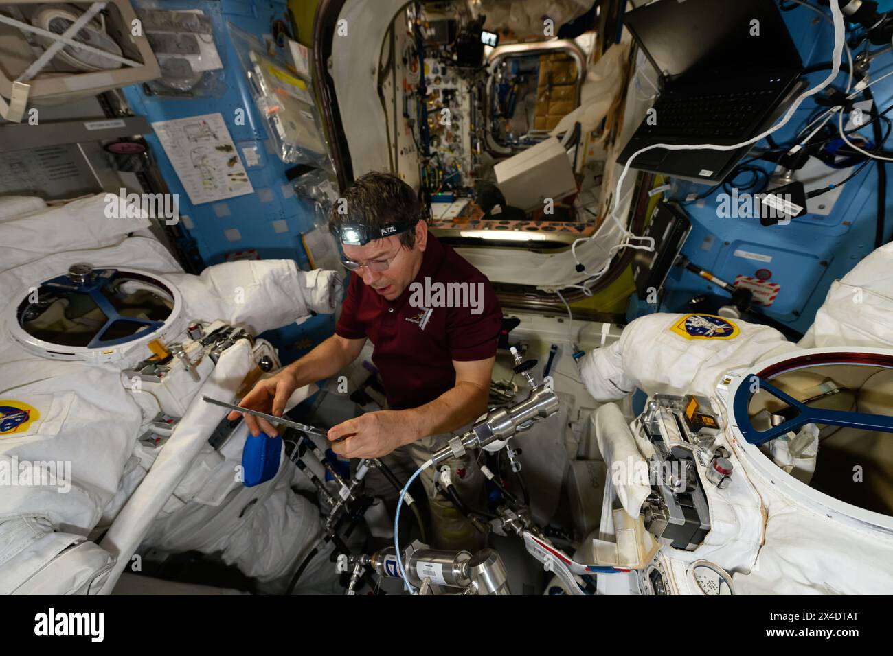 International Space Station, Earth Orbit. 15 April, 2024. NASA ...