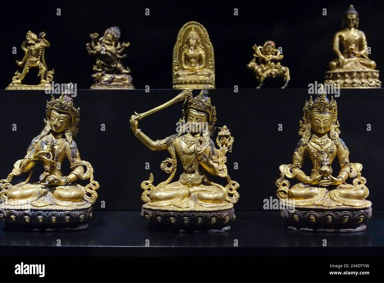 Lisbon, Portugal. Antique brass god and goddess figures. (Editorial Use ...