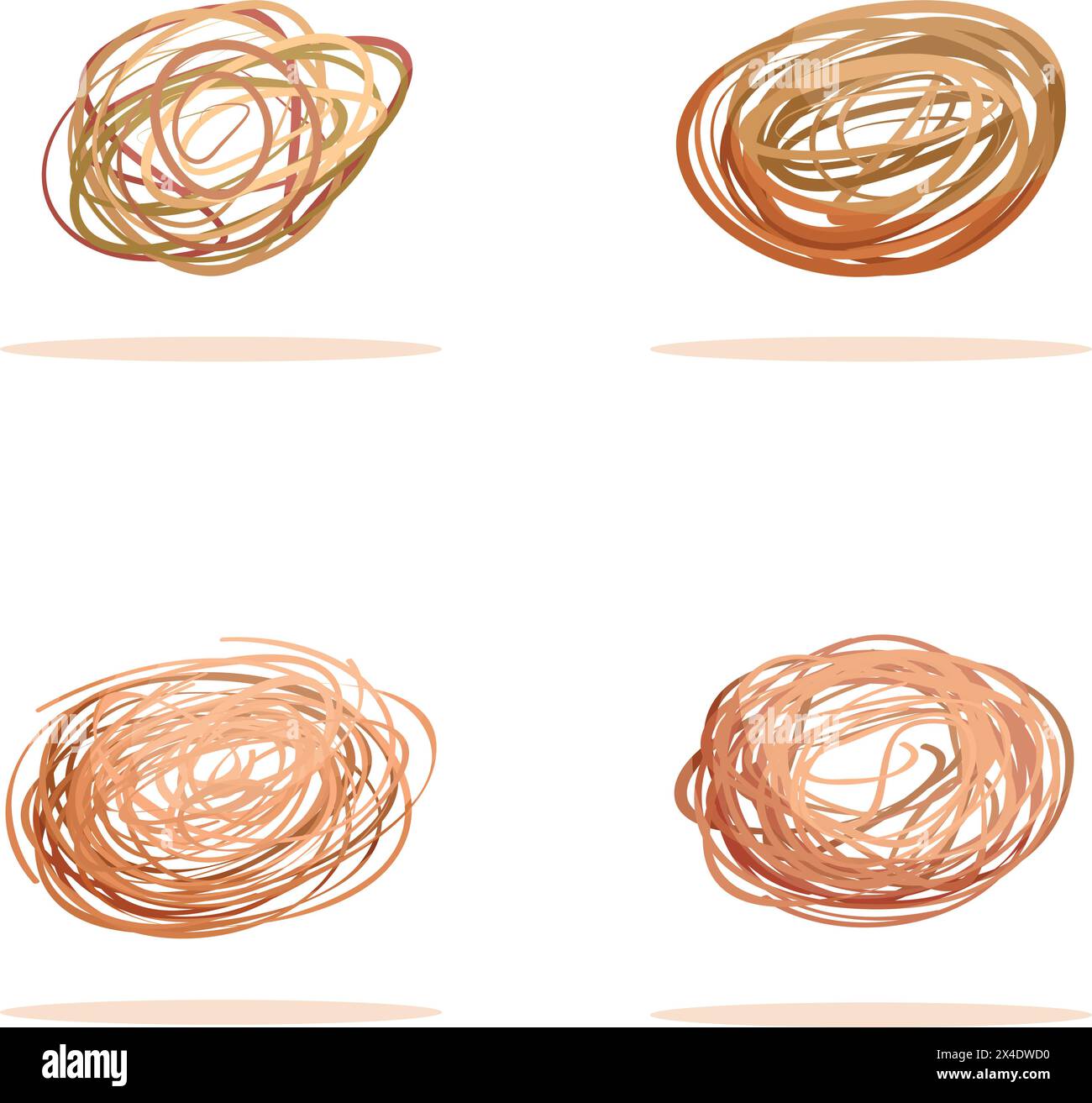 Dry tumbleweed icons set cartoon vector. Various dry tumbleweed grass ...