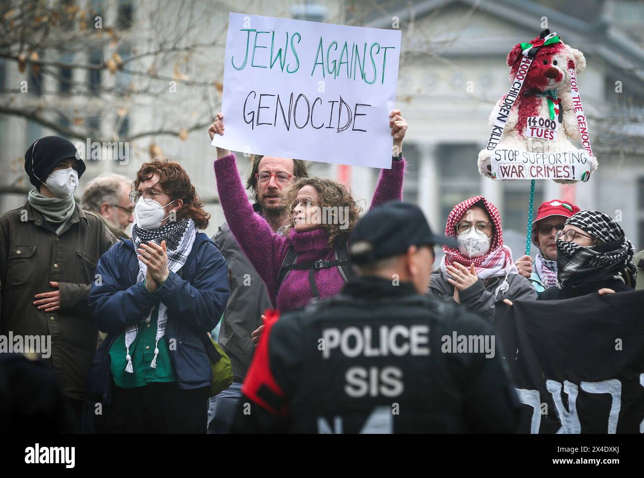 Montreal, Quebec, Canada. 2nd May, 2024. On Day 6 of McGill encampment ...