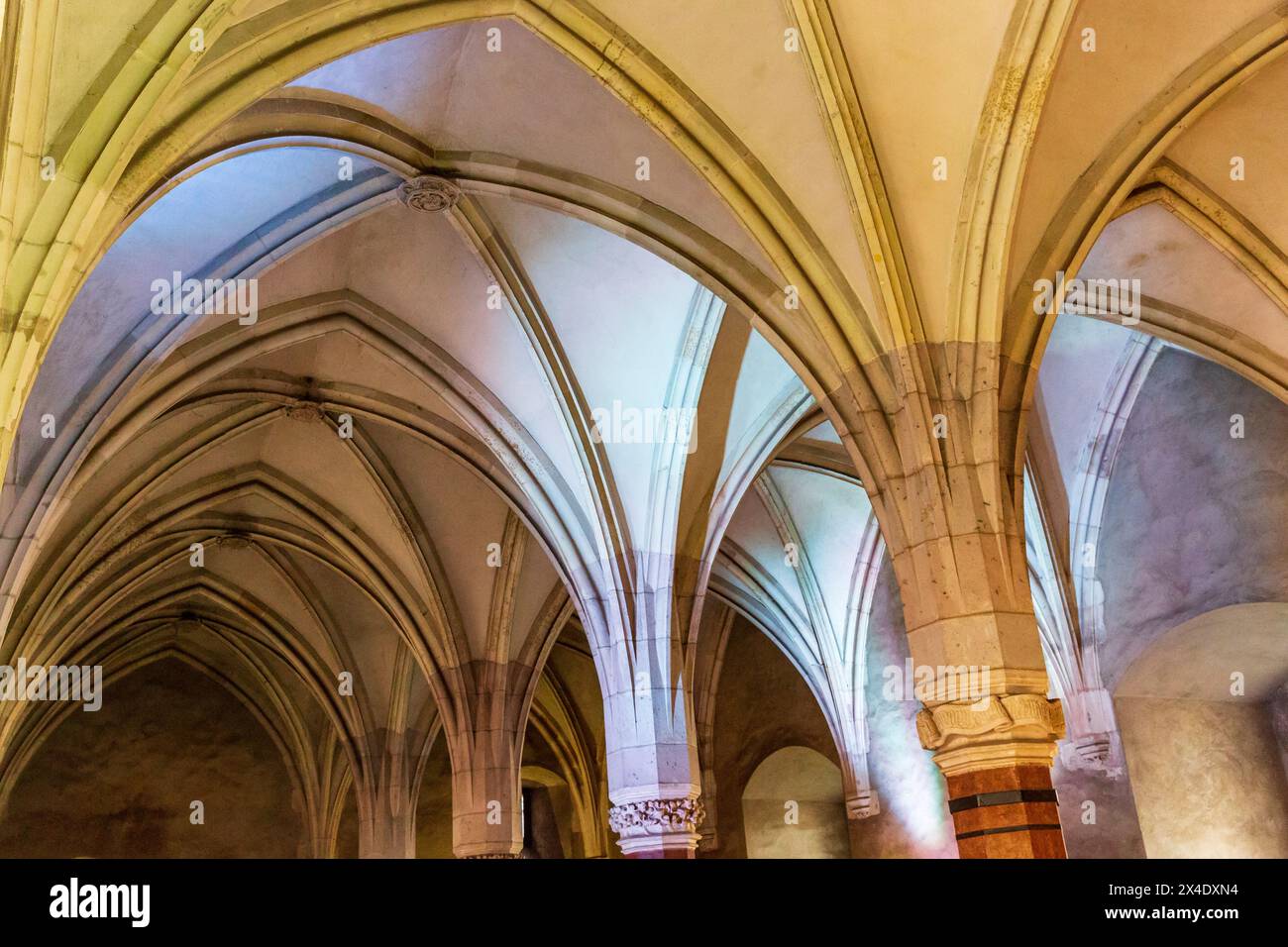 Romania, Hunedoara. Corvin Castle, Gothic-Renaissance castle, one of ...