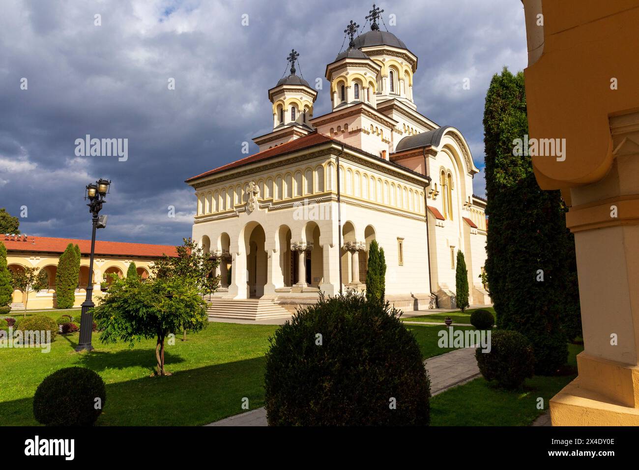 Romania, Alba Iulia. St. Michael's Cathedral, Roman Catholic cathedral ...