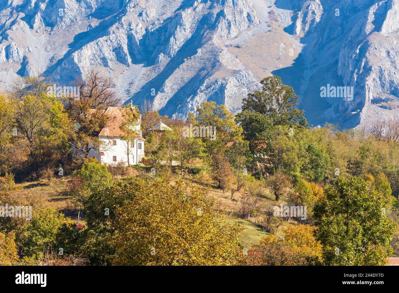 Romania, Transylvania. Coltesti Castle 11th century Ruins. Territorial ...