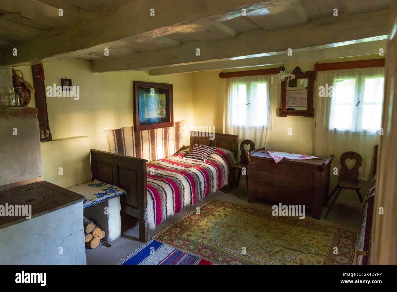 Traditional Romanian House Interior