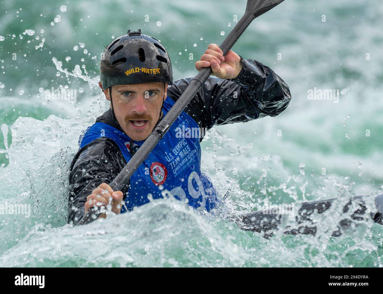 April 26, 2024: Ethan Watt (29) during US Olympic Mens Kayak Team ...