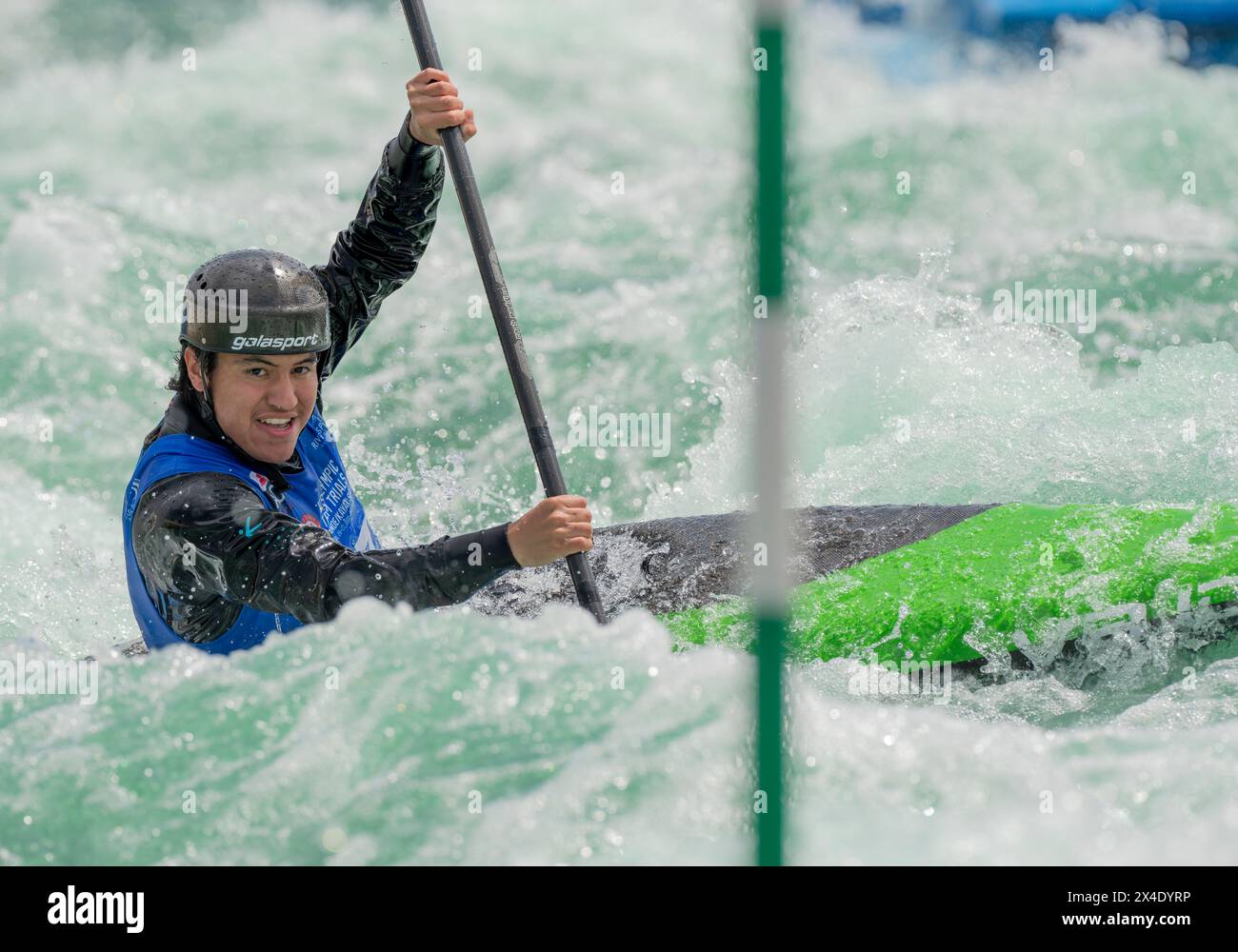 April 26, 2024: Trogon Friedenson (27) during US Olympic Mens Kayak ...