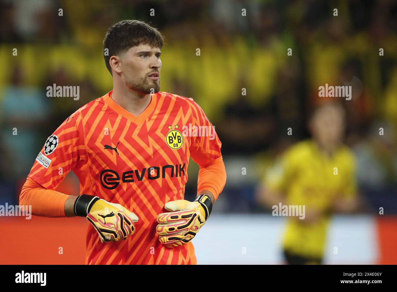 DORTMUND - Borussia Dortmund goalkeeper Gregor Kobel during the UEFA ...