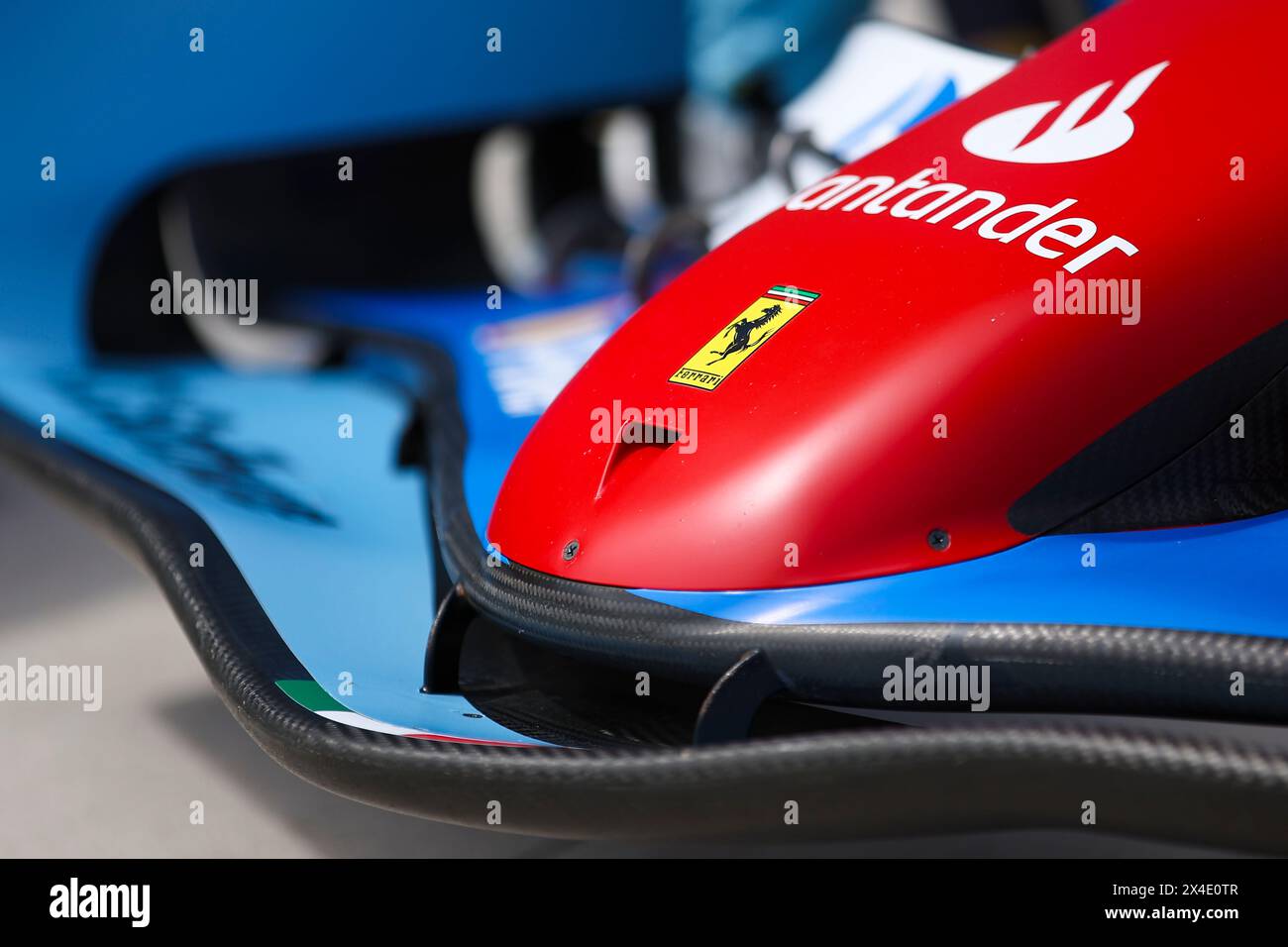 Miami, Etats Unis. 02nd May, 2024. Scuderia Ferrari HP front wing ...