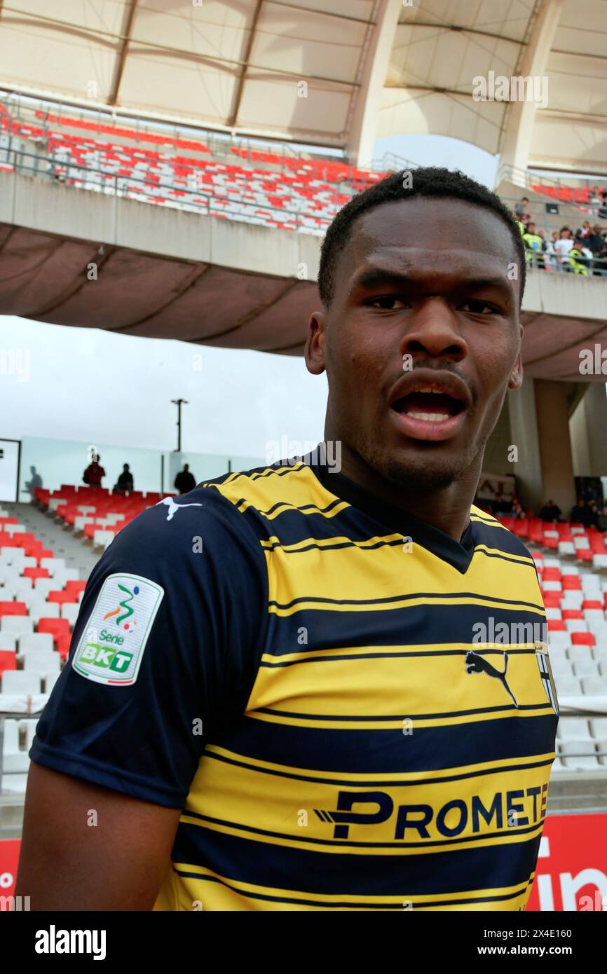 Bari, Italy. 01st May, 2024. Ange-Yoan Bonny of Parma Calcio during SSC ...