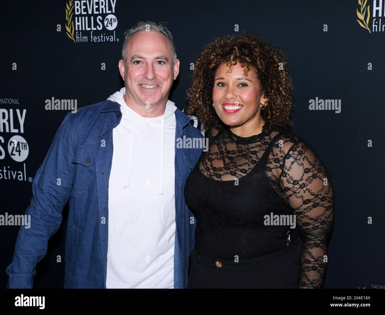 May 1, 2024, Hollywood, California, USA: Eric Rudnick and Tamika Katon ...