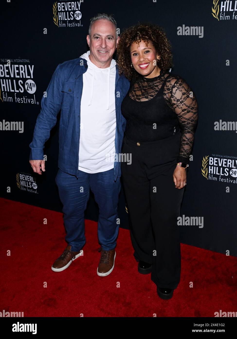 May 1, 2024, Hollywood, California, USA: Eric Rudnick and Tamika Katon ...