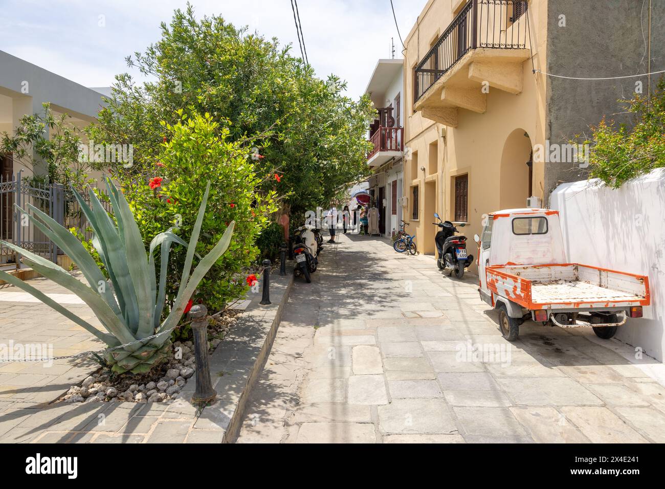 Nisyros, Greece - May 10, 2023: Mandraki Village. Madraki is the ...