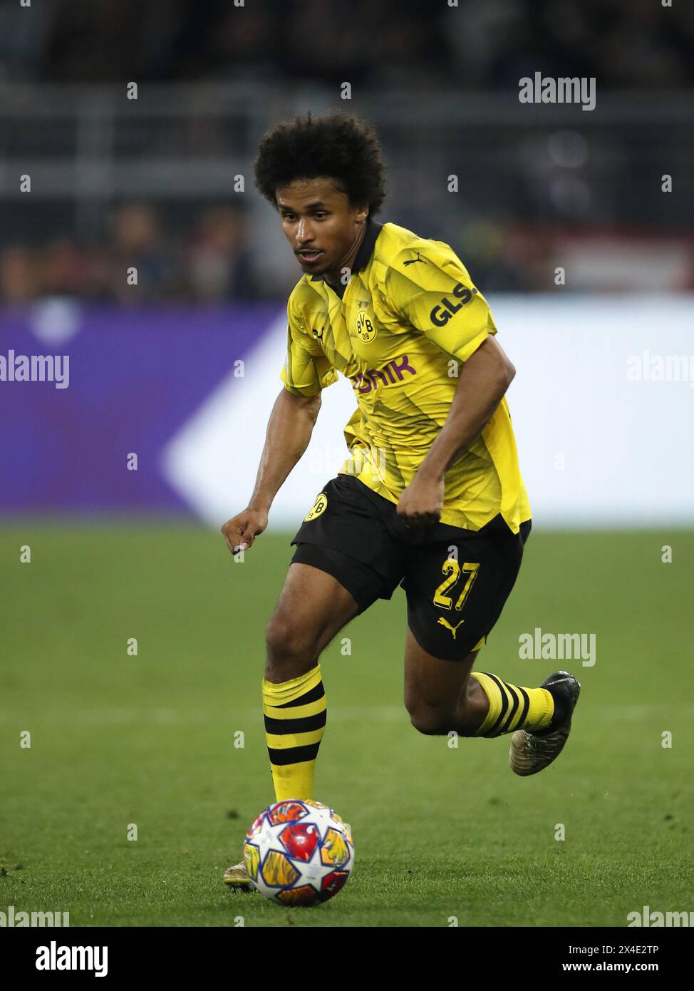 DORTMUND - Karim Adeyemi of Borussia Dortmund during the UEFA Champions ...