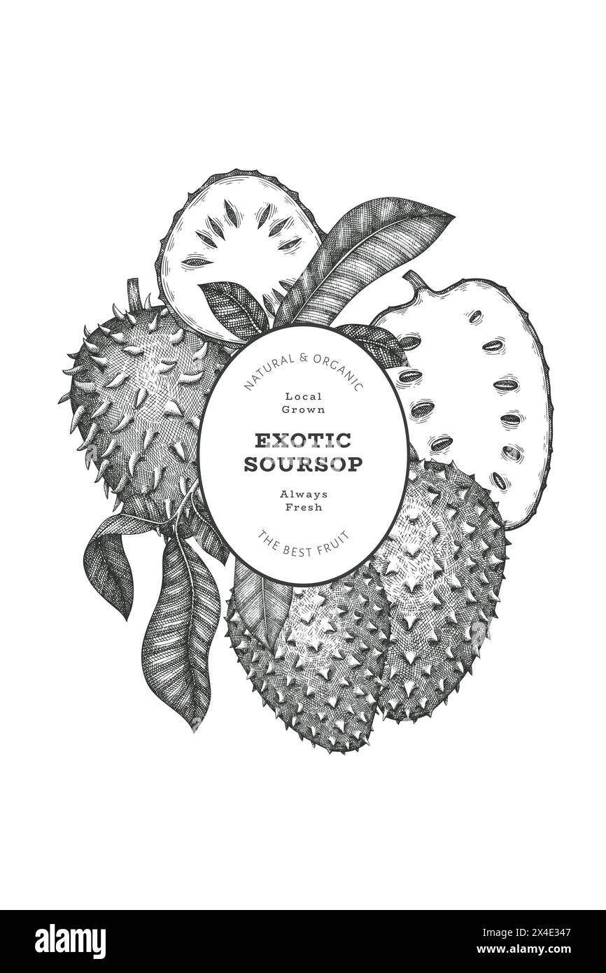 Soursop retro hi-res stock photography and images - Alamy