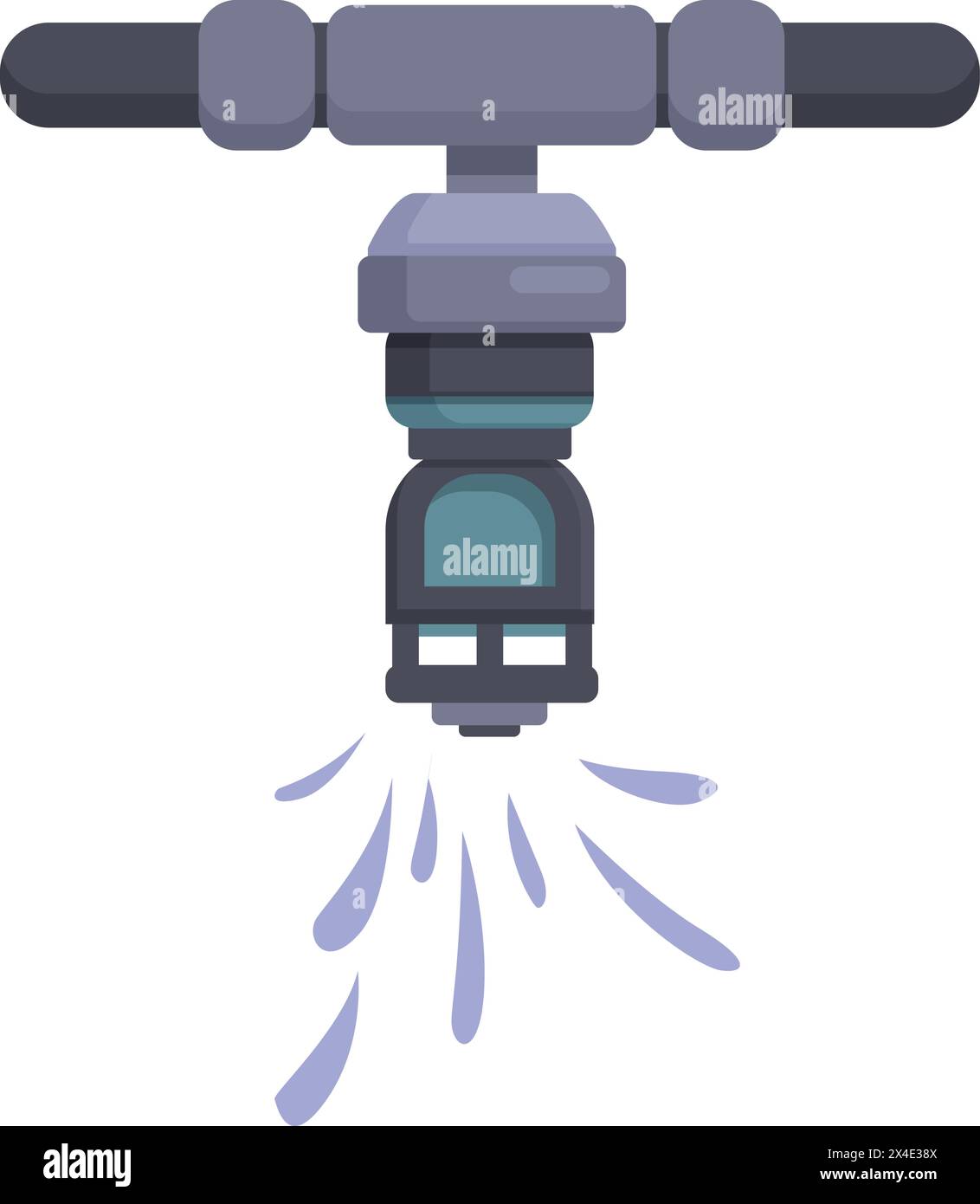 Fire detector sprinkler icon cartoon vector. Safety alarm. Protection ...