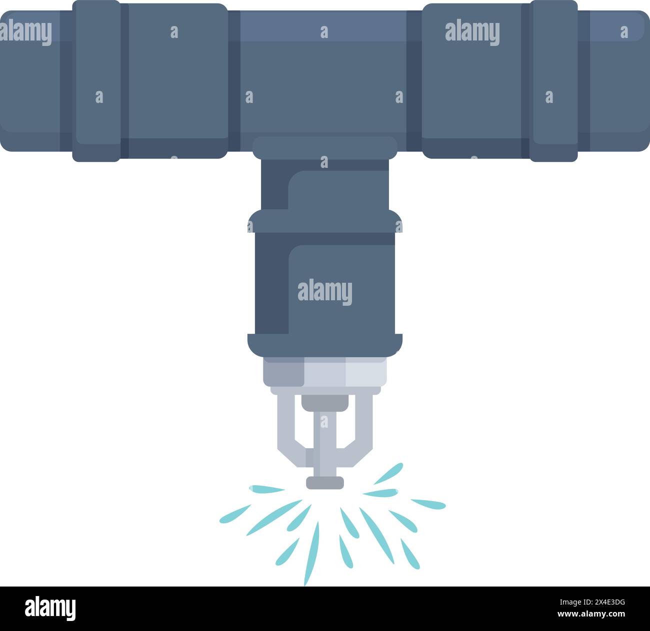 Drop sensor control icon cartoon vector. Watering protection. Liquid ...