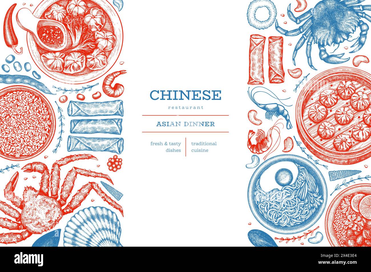Vintage chinese restaurant menu cover hi-res stock photography and ...