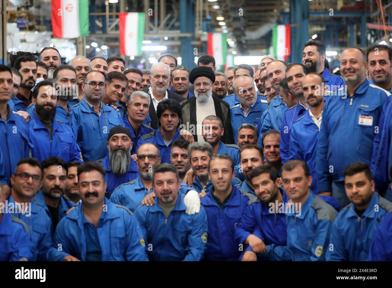May 2, 2024, Tehran, Iran: Iranian President EBRAHIM RAISI (C) in a ...