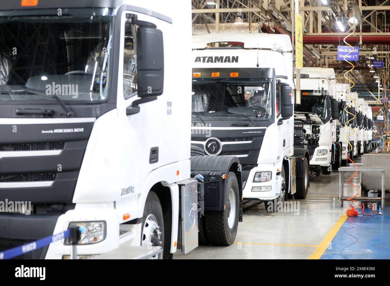 Tehran, Iran. 2nd May, 2024. A view of the Iran Khodro Diesel Factory ...