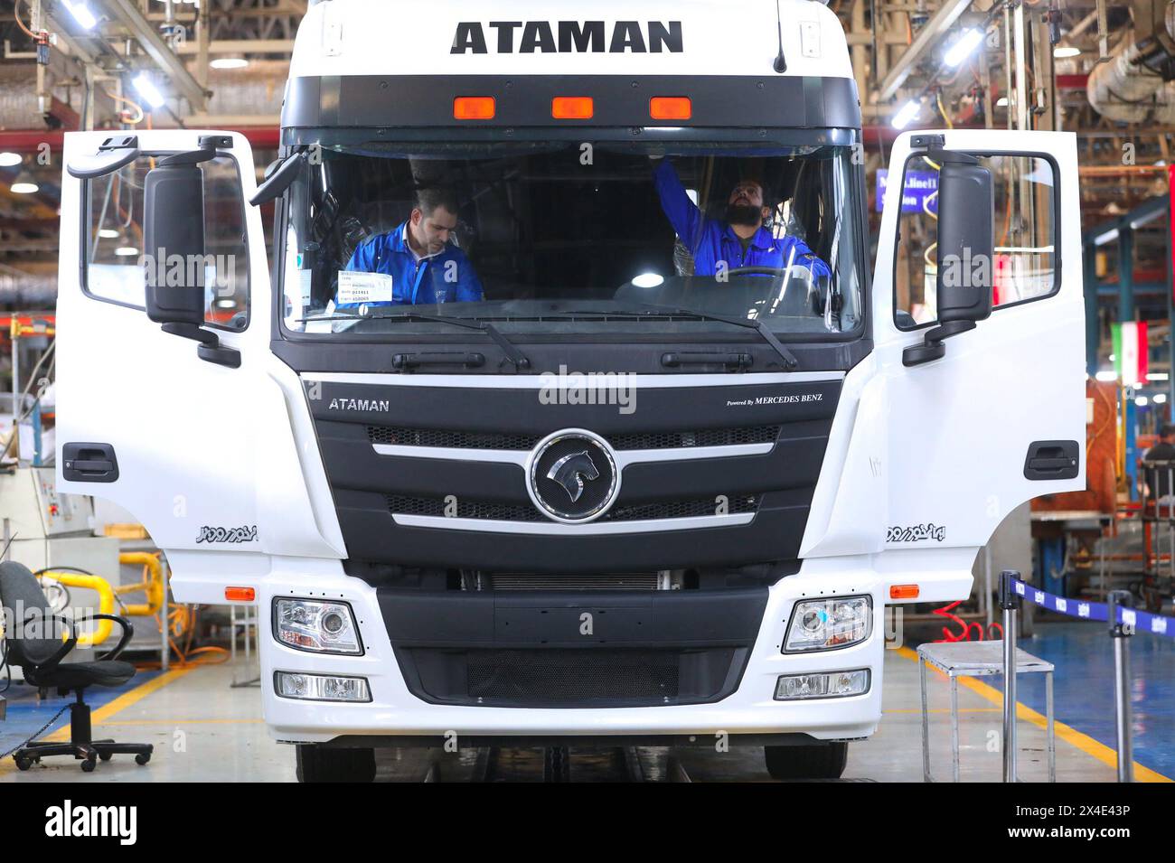 Tehran, Iran. 2nd May, 2024. A view of the Iran Khodro Diesel Factory ...