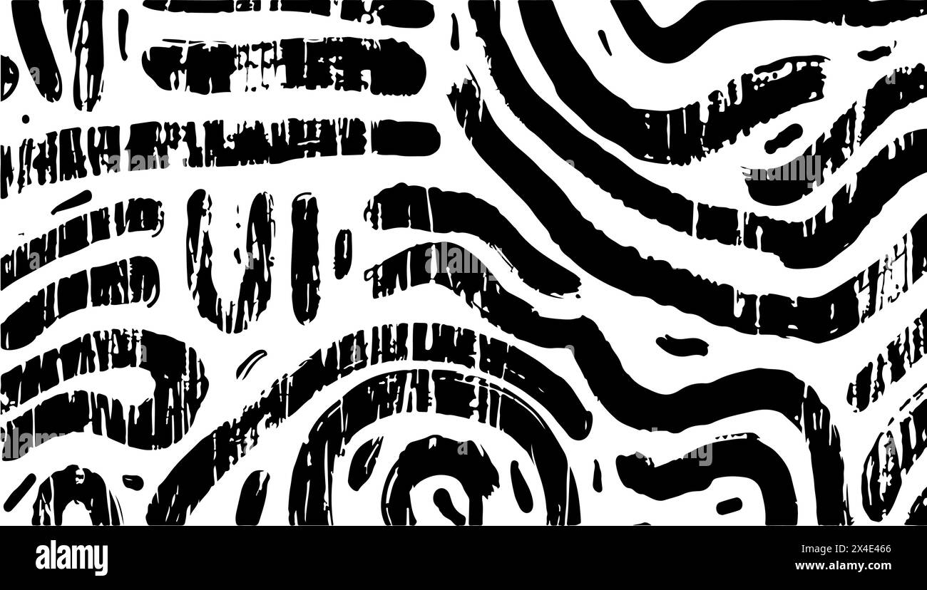 Brush paint curve background vector illustration. Abstract art ink and ...