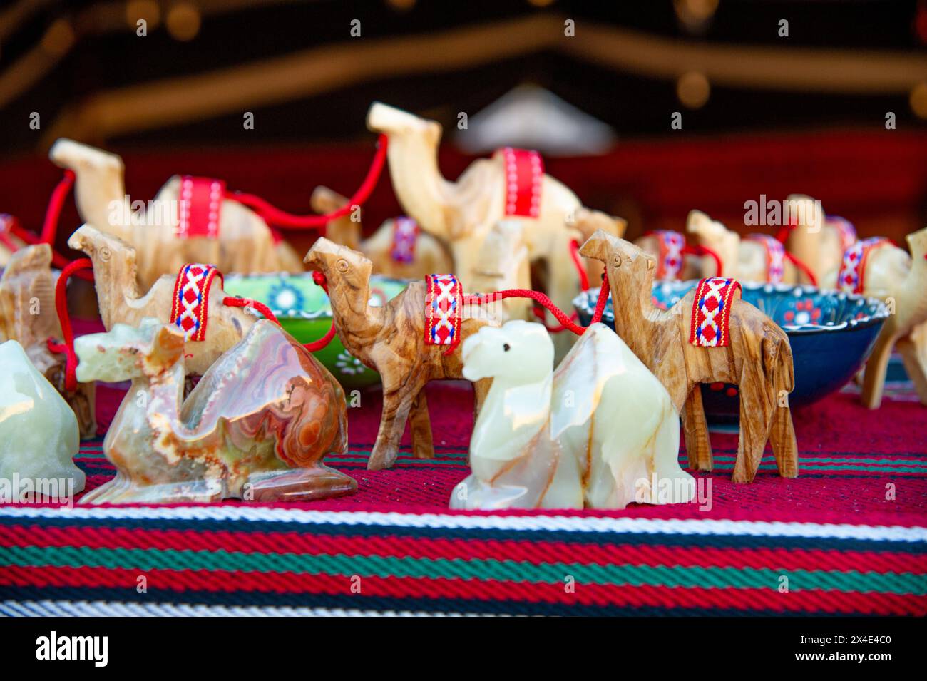 Various traditional items photographed up close and offered for sale in ...