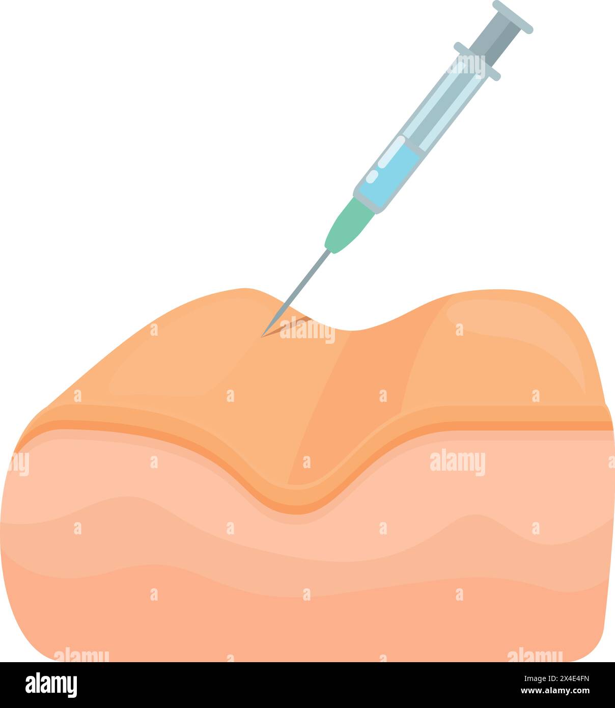 Skin botox injection icon cartoon vector. Therapy treatment. Cure ...