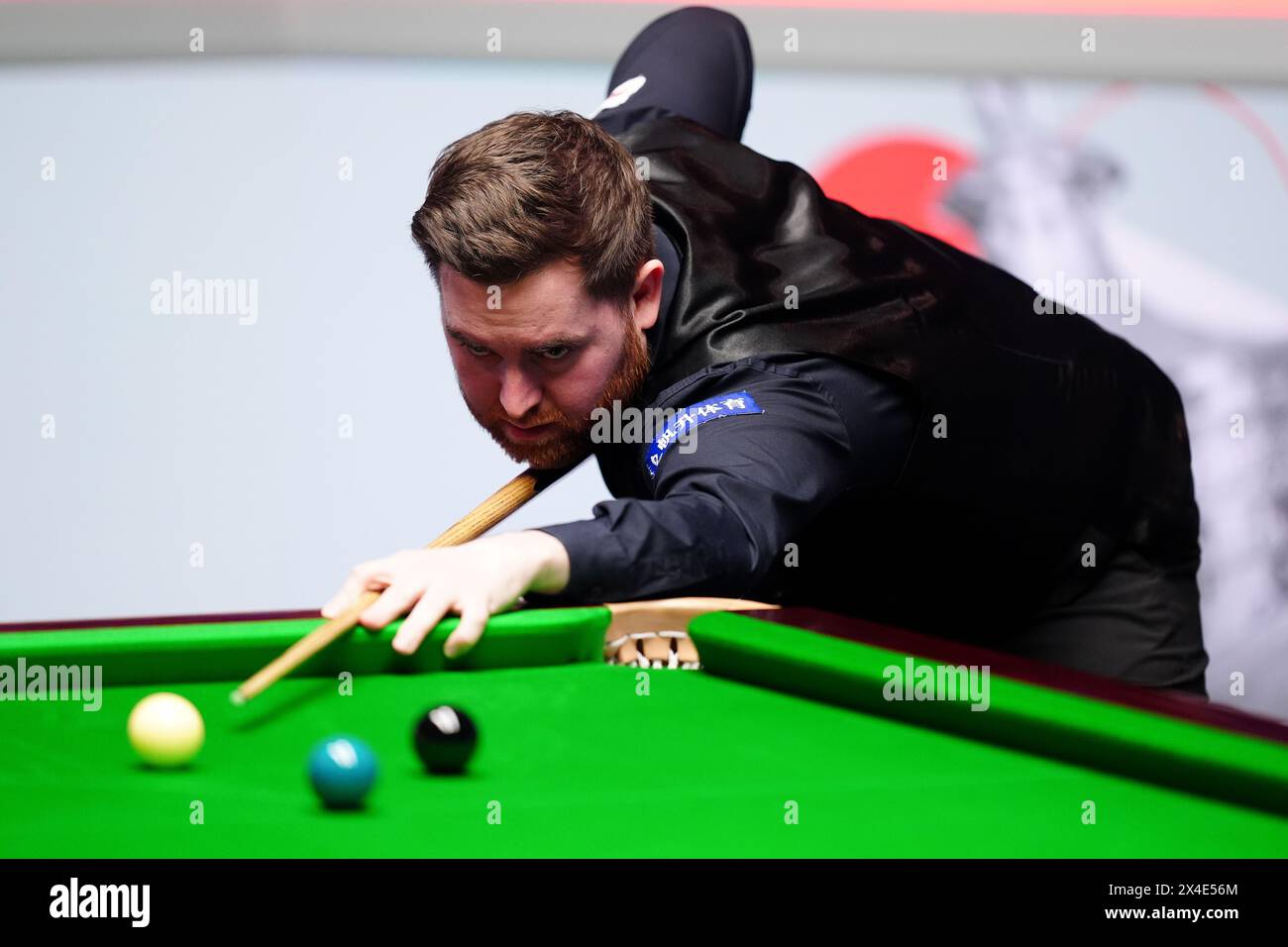 Jak Jones in action during their semi-final match against Stuart ...