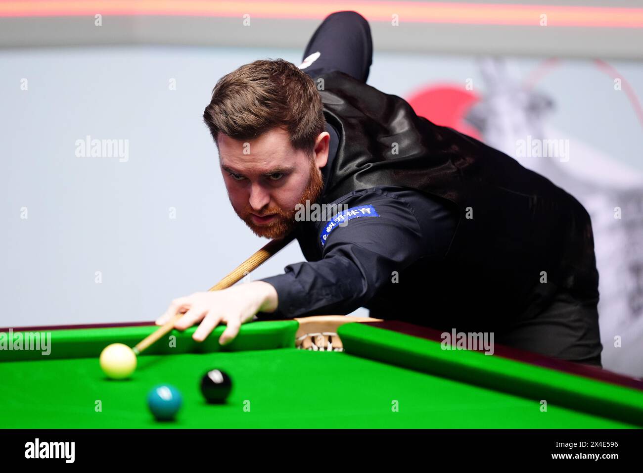 Jak Jones in action during their semi-final match against Stuart ...