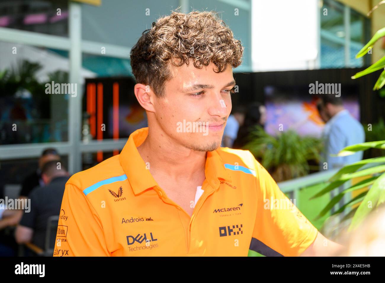 Lando norris 2024 miami mclaren hi-res stock photography and images - Alamy