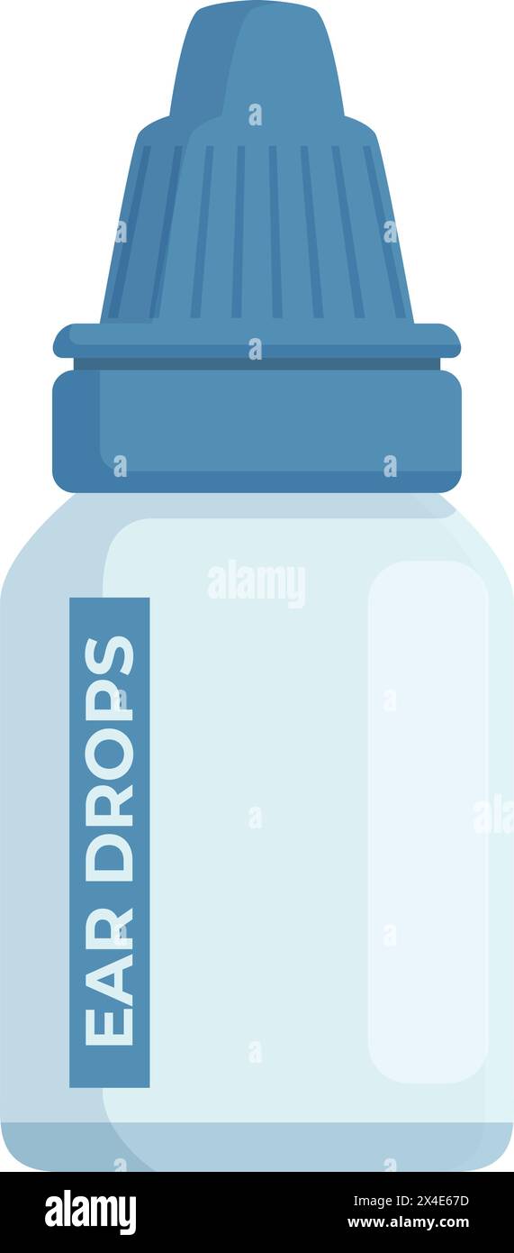 Clean substance bottle icon cartoon vector. Drug pharmacy. Ear drops ...