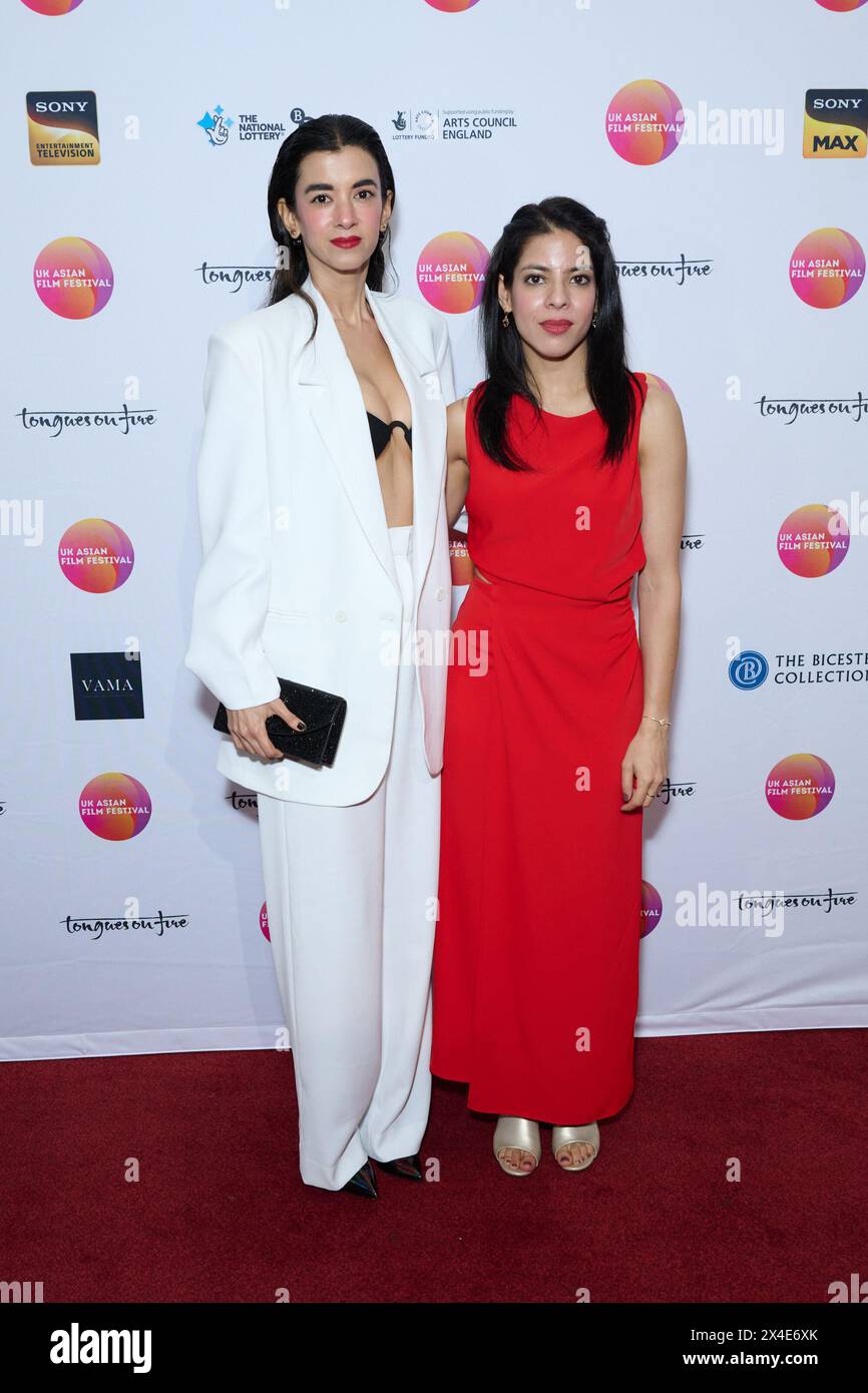 London, UK . 2 May, 2024 . Saba Azad, Rumana Molla pictured at the UK Asian Film Festival 2024 ...